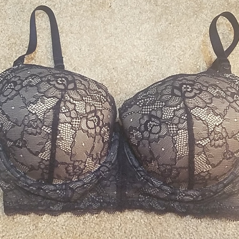 Navy Lace Motherhood Sexy Nursing Bra - Gem